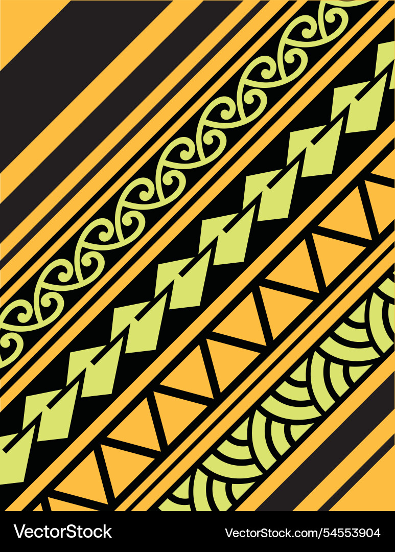 Polynesian tattoo tribal pattern background design