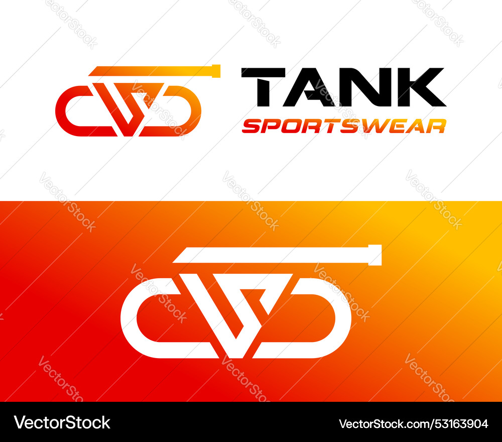 Tank logo Royalty Free Vector Image - VectorStock
