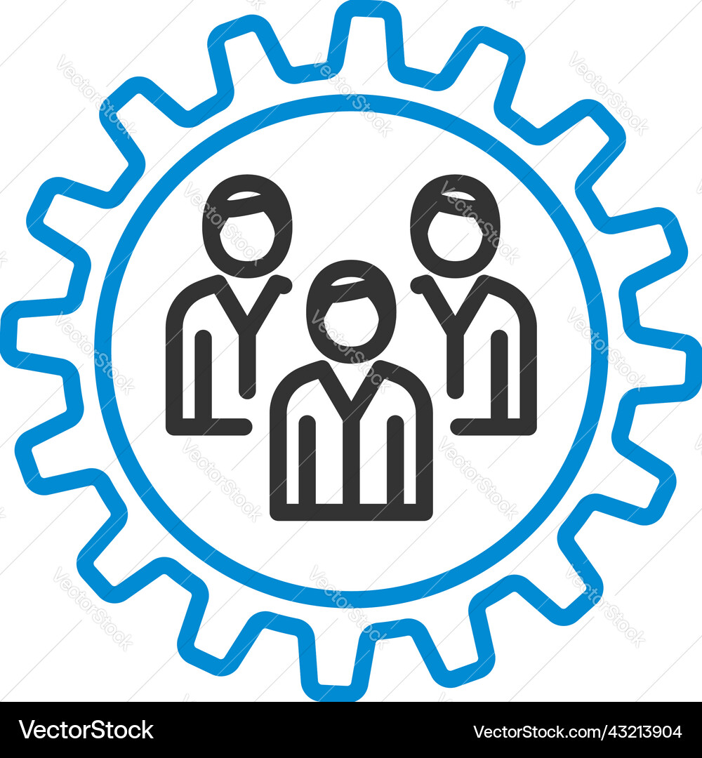 Teamwork icon Royalty Free Vector Image - VectorStock