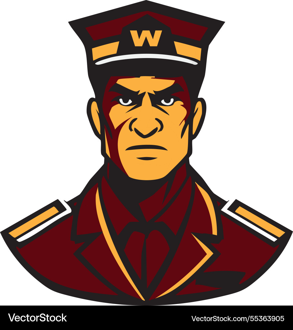 Commanders logo Royalty Free Vector Image - VectorStock