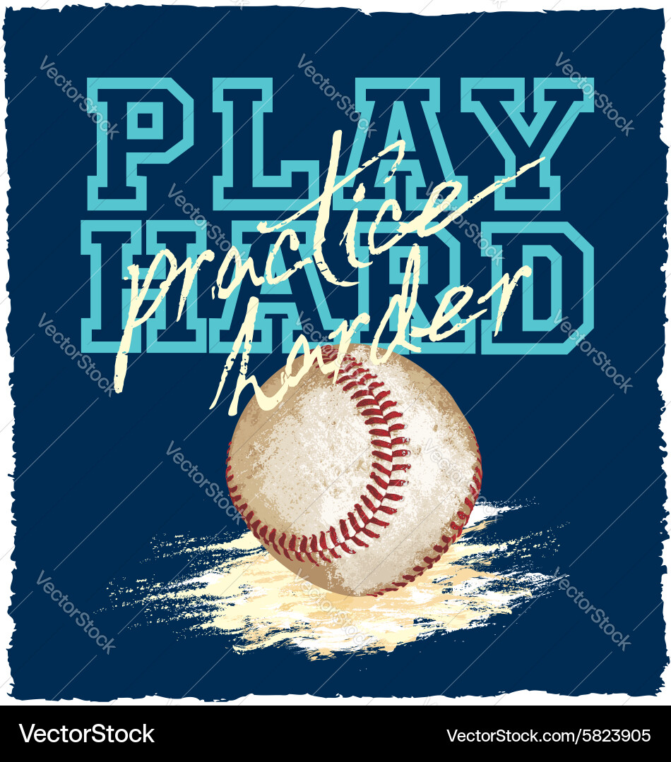 Play baseball Royalty Free Vector Image - VectorStock