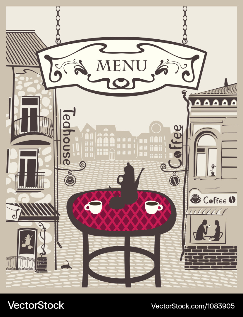 Tea coffee Royalty Free Vector Image - VectorStock