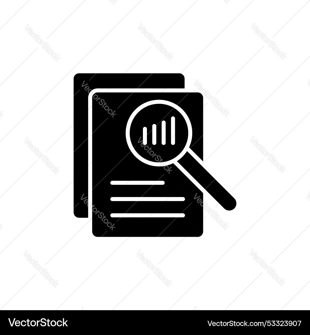 Overview icon isolated on white background Vector Image