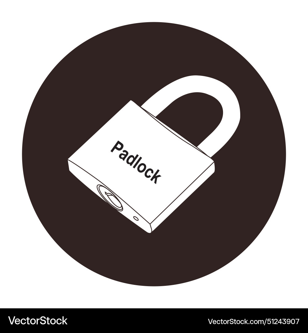 Padlock icon Royalty Free Vector Image - VectorStock