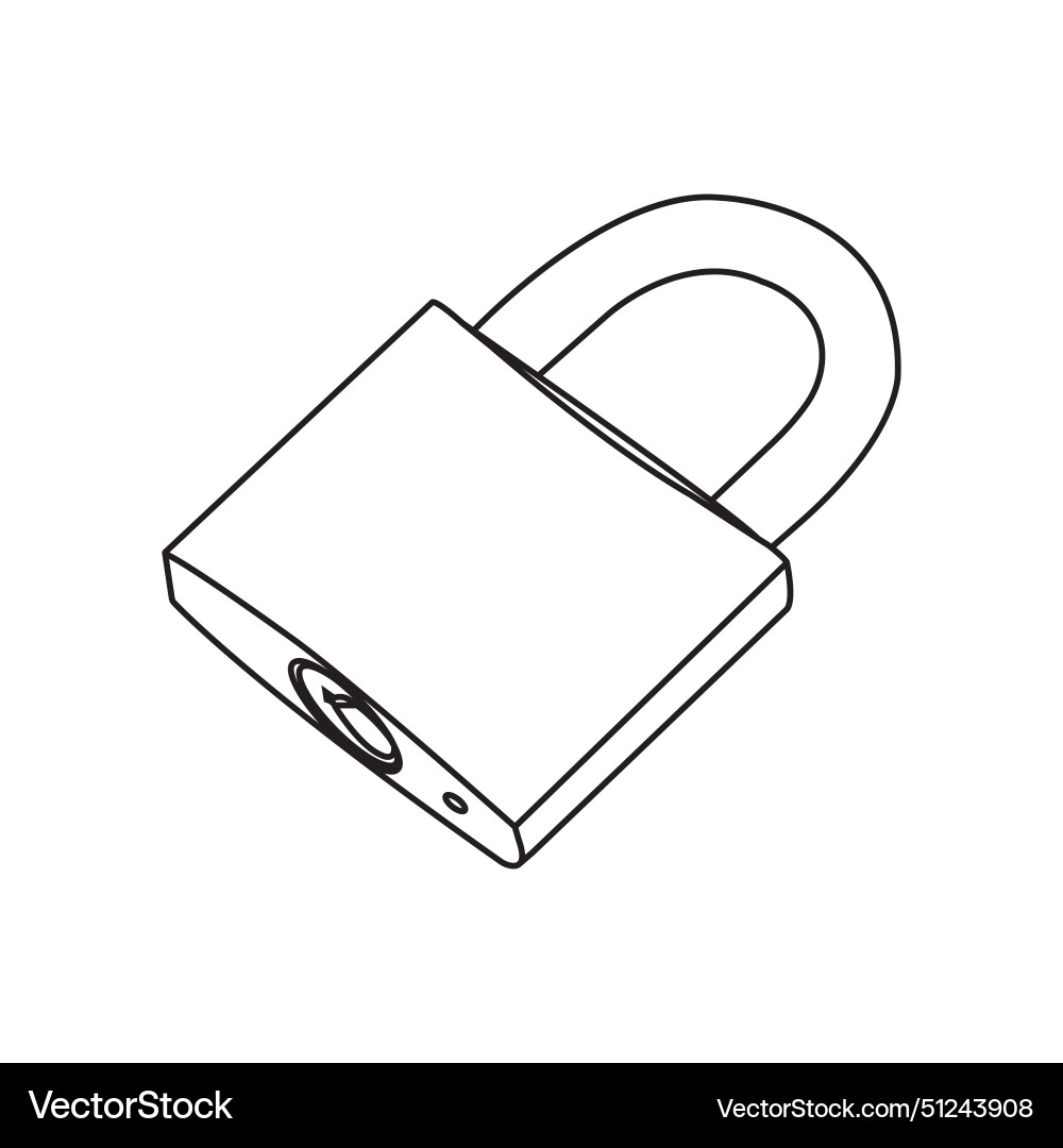 Padlock icon Royalty Free Vector Image - VectorStock