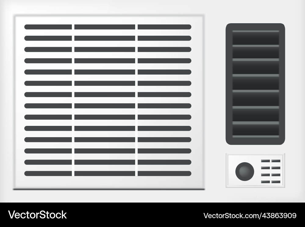 Climatization control heater or air conditioner Vector Image