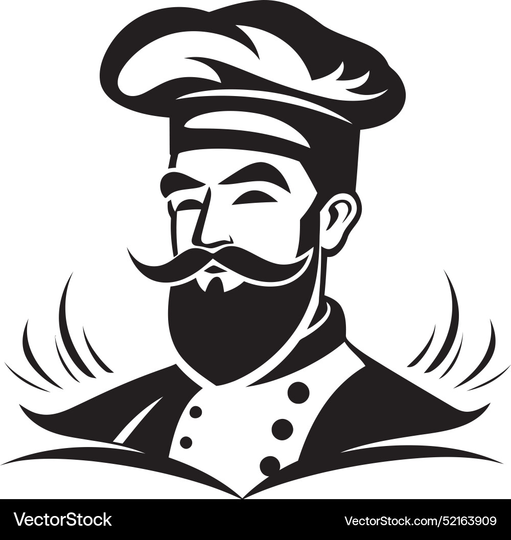 From the past to present retro chef Royalty Free Vector