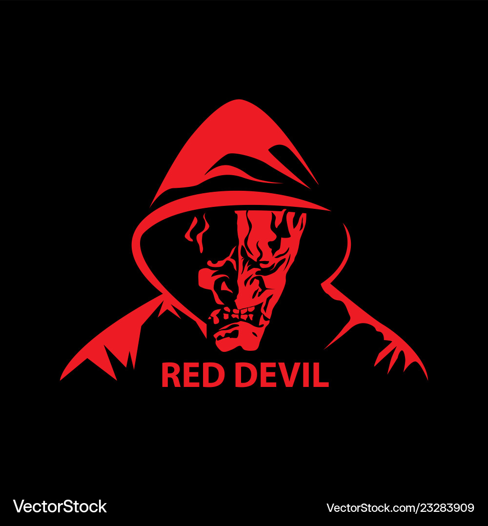 Red Devil Demon Royalty Free Vector Image - VectorStock