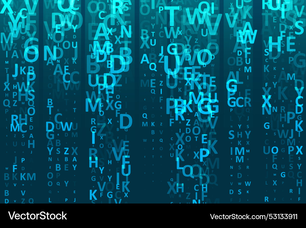 Abstract virtual digital stream Royalty Free Vector Image