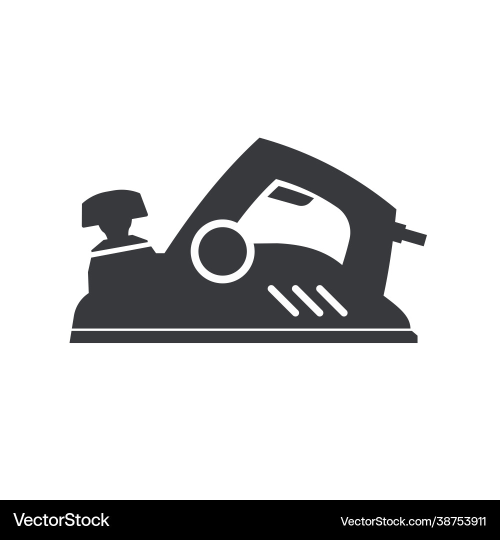 Black Sanding Machine Icon Royalty Free Vector Image