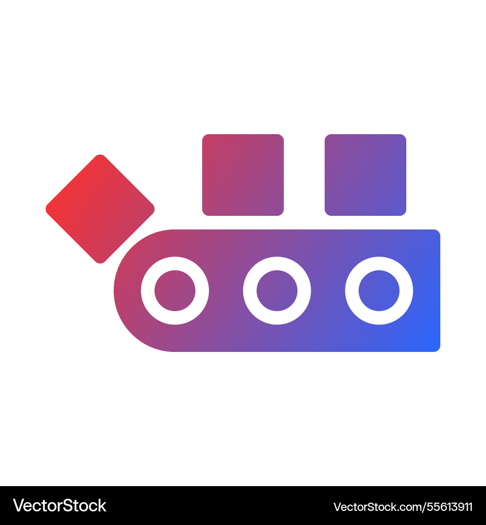 Colorful fence gradient design art Royalty Free Vector Image