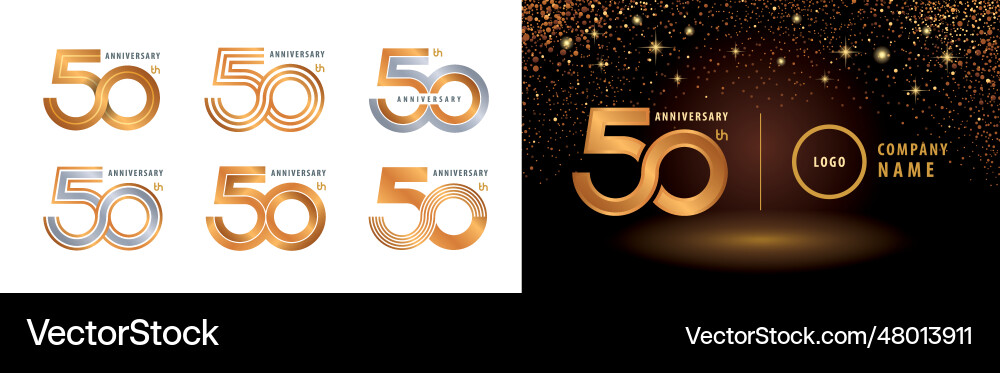 50th Gold Vector Images (over 3,700)