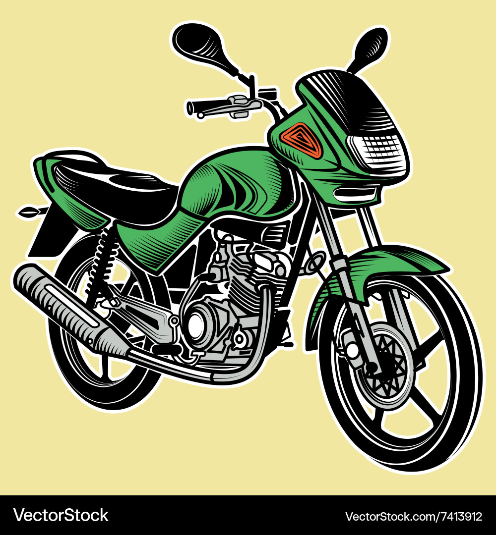 Motorcycle Royalty Free Vector Image - VectorStock