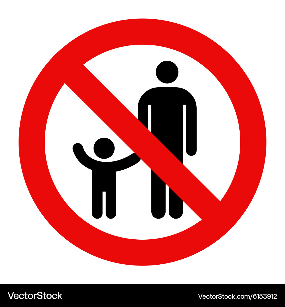 Parent and child symbol Royalty Free Vector Image