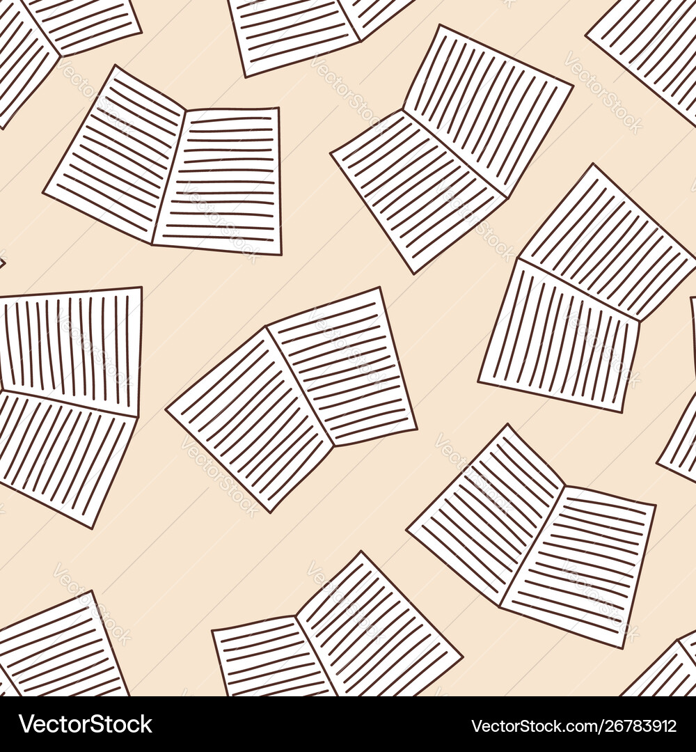 School notebook seamless Royalty Free Vector Image