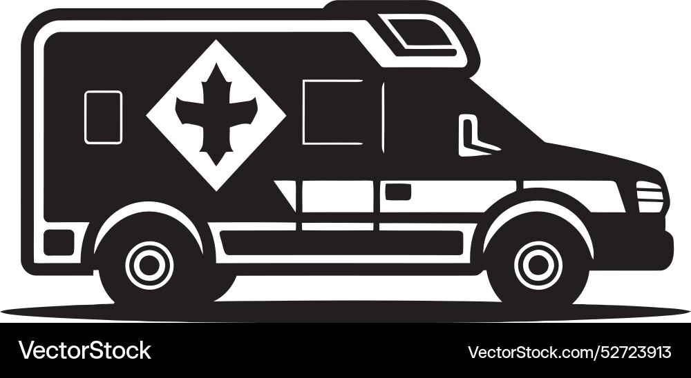 Ambulance dispatch coordinating response teams Vector Image