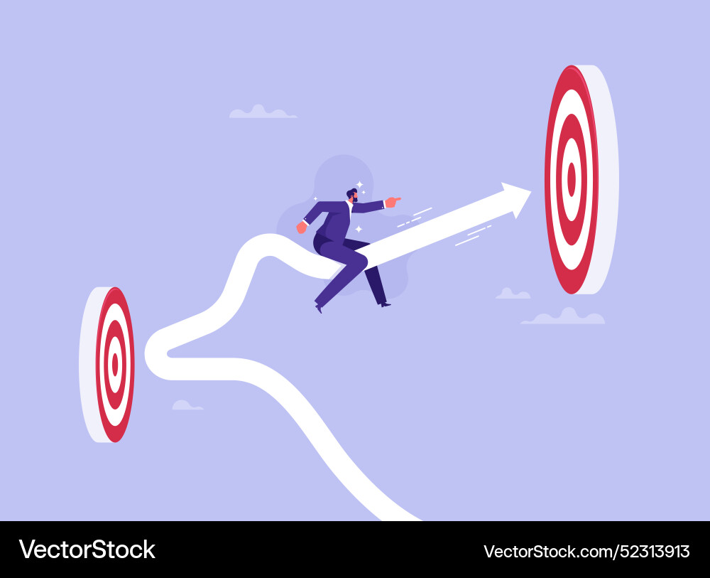 Change business direction Royalty Free Vector Image