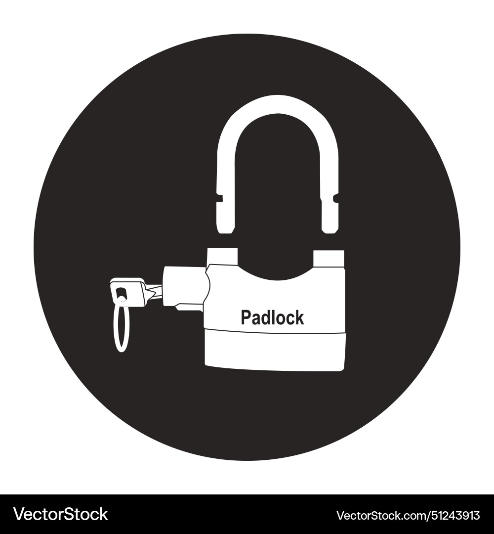 Padlock icon Royalty Free Vector Image - VectorStock