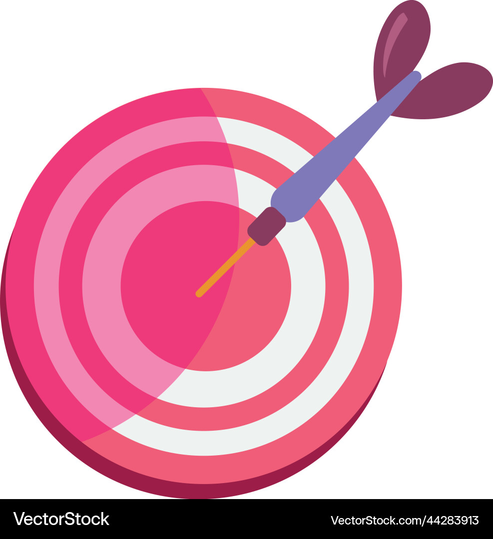 Target and arrow Royalty Free Vector Image - VectorStock