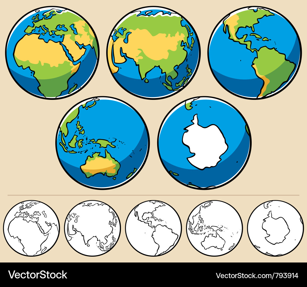 Planet Earth Cartoon Vector Images (over 48,000)