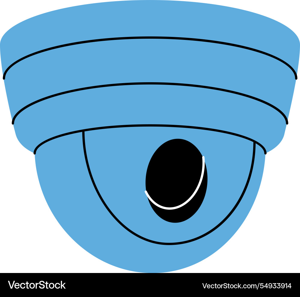 External cctv camera security surveillance system Vector Image