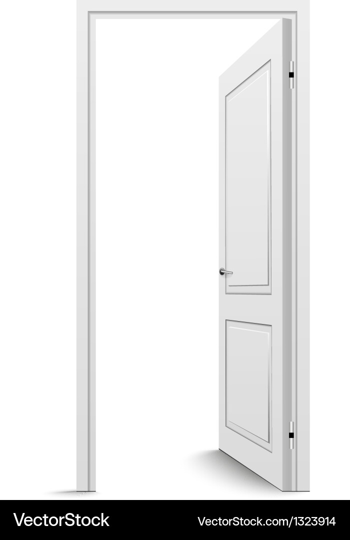 Simple Open Door Royalty Free Vector Image - VectorStock