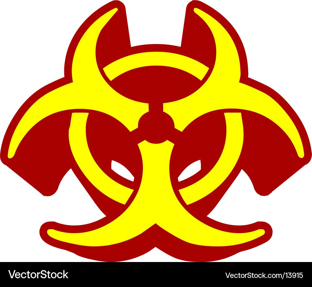 Biohazard Symbol Royalty Free Vector Image - VectorStock