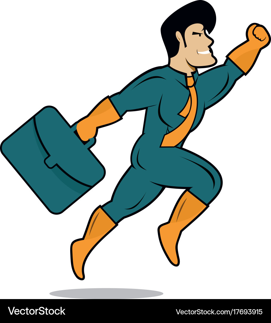 Career hero Royalty Free Vector Image - VectorStock