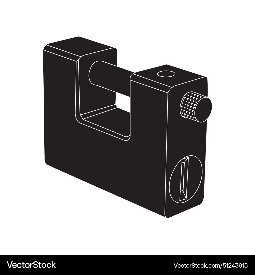 Padlock icon Royalty Free Vector Image - VectorStock