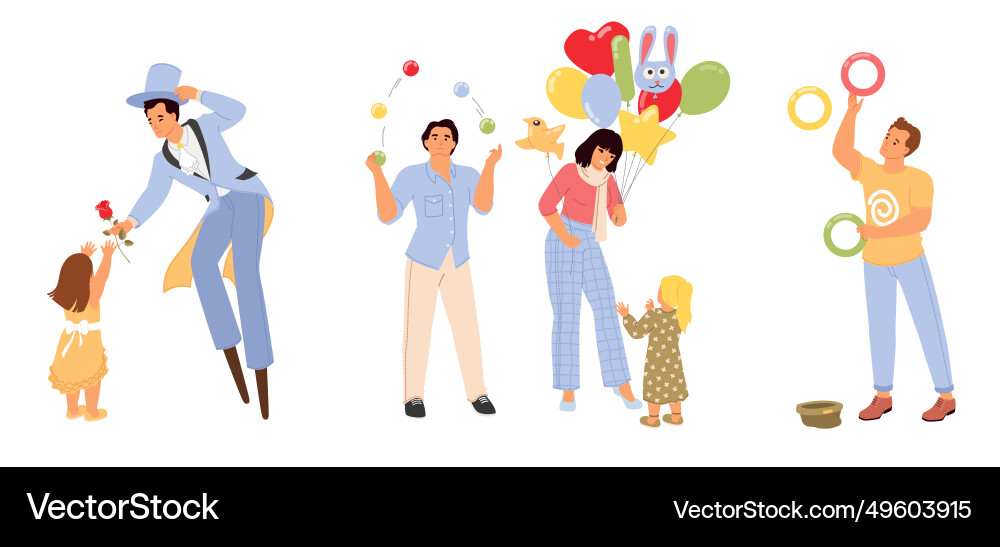Stilt Walkers Vector Images (over 150)