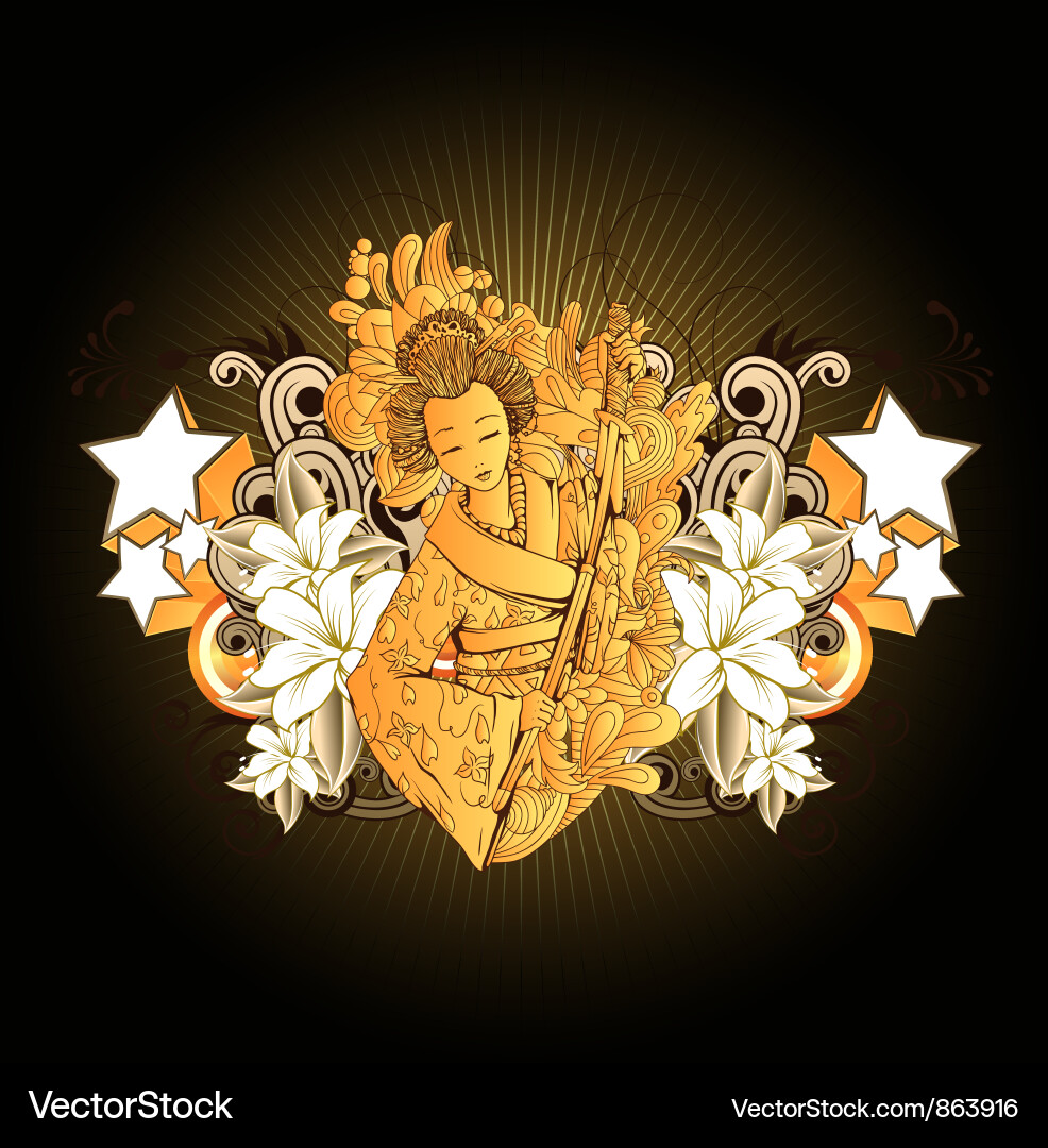 Japanese Royalty Free Vector Image - VectorStock