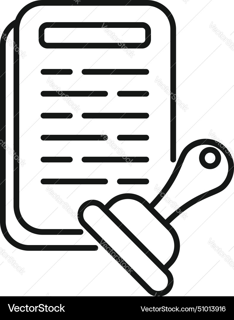 Mark disclaimer paper icon outline Royalty Free Vector Image Mark disclaimer paper icon outline Royalty Free Vector Image