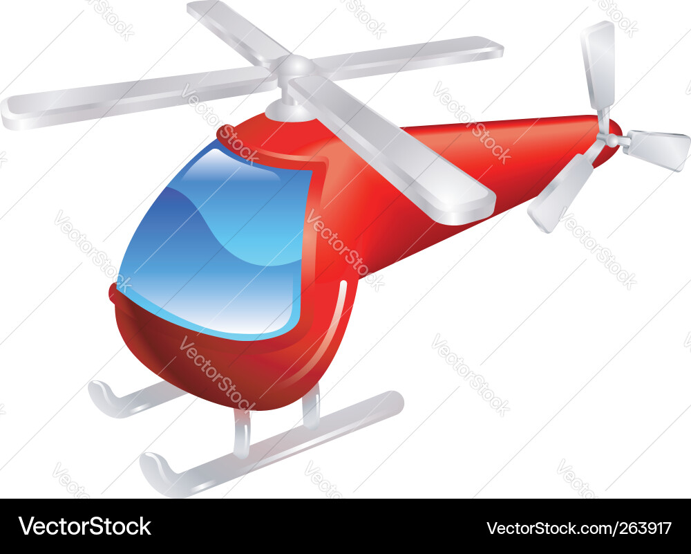 Helicopter Royalty Free Vector Image - VectorStock