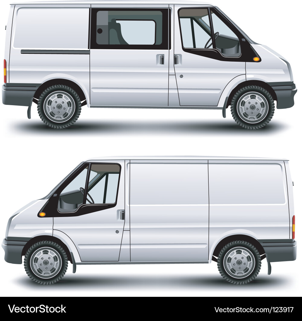 Passenger Van Royalty Free Vector Image - VectorStock