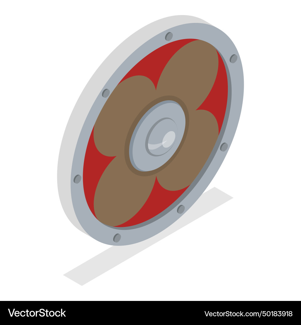 3d isometric flat set of vikings simbols Vector Image