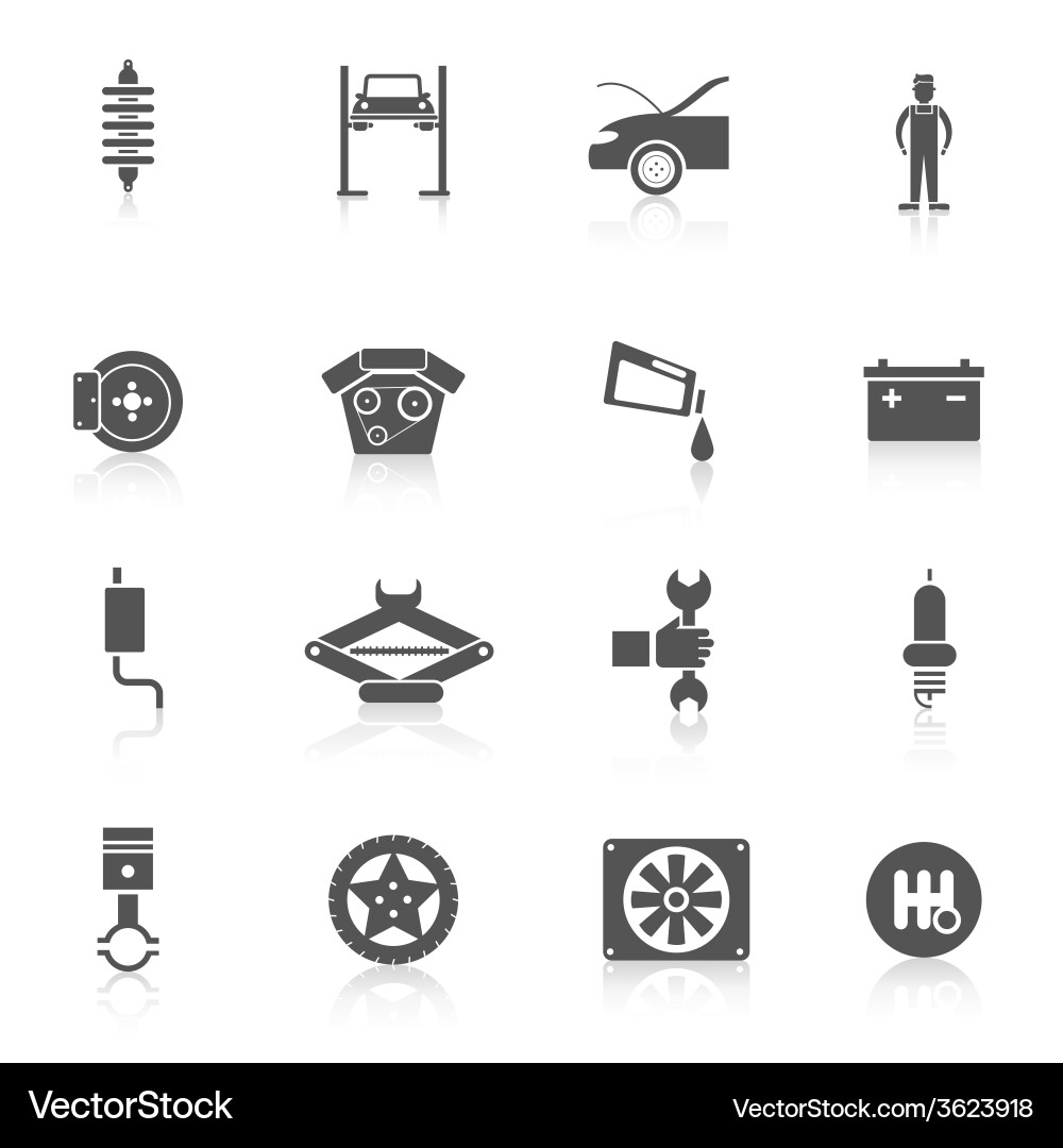 Auto service icon Royalty Free Vector Image - VectorStock