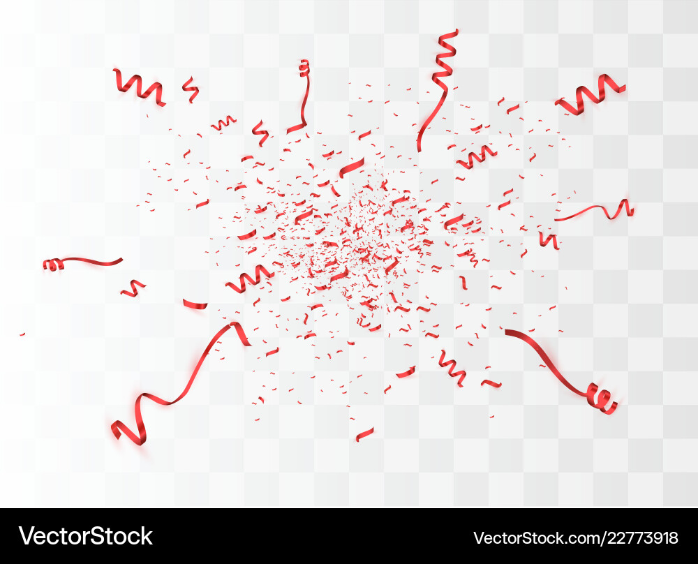 Colorful bright confetti Royalty Free Vector Image