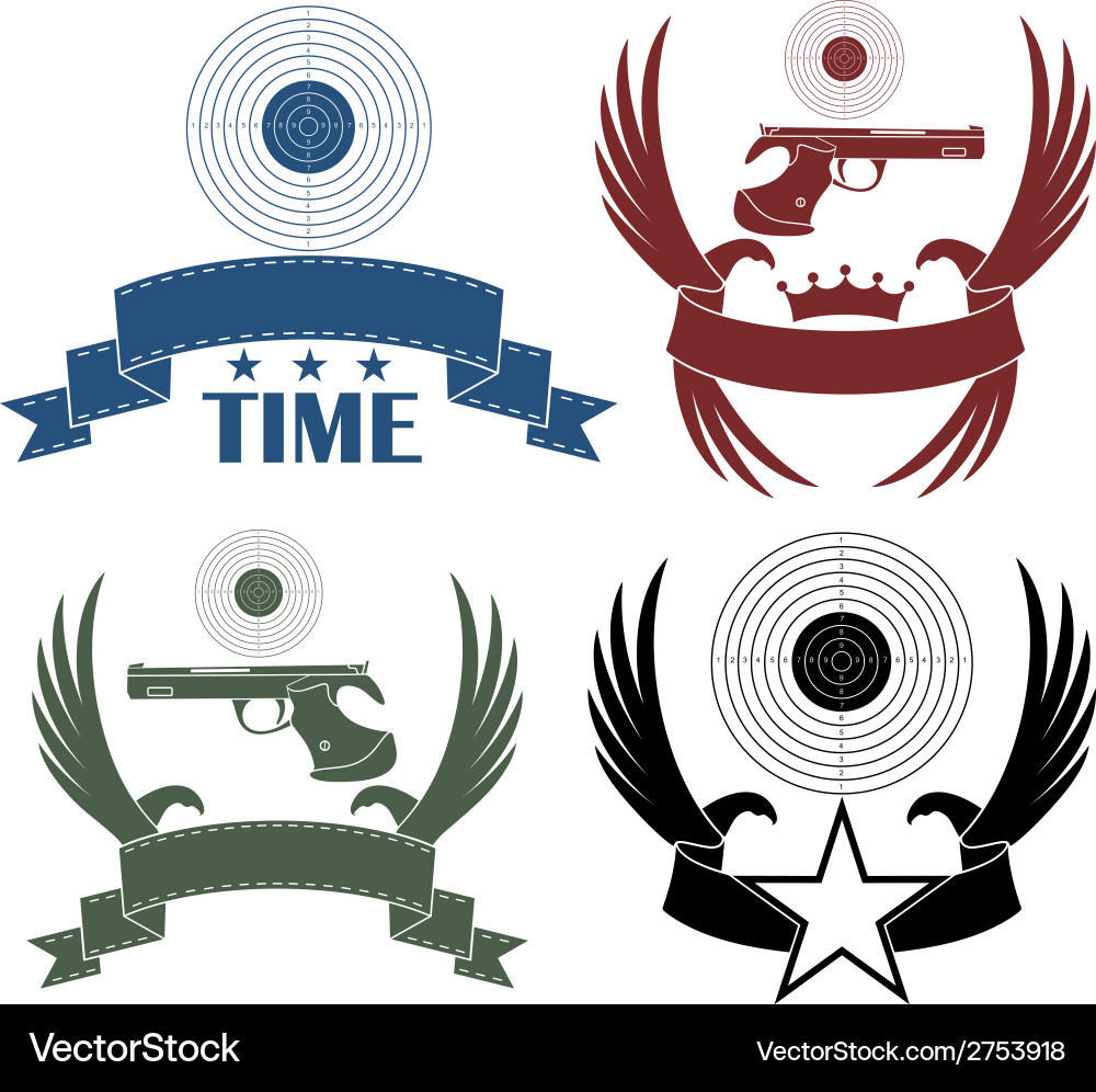 Sports shooting Royalty Free Vector Image - VectorStock
