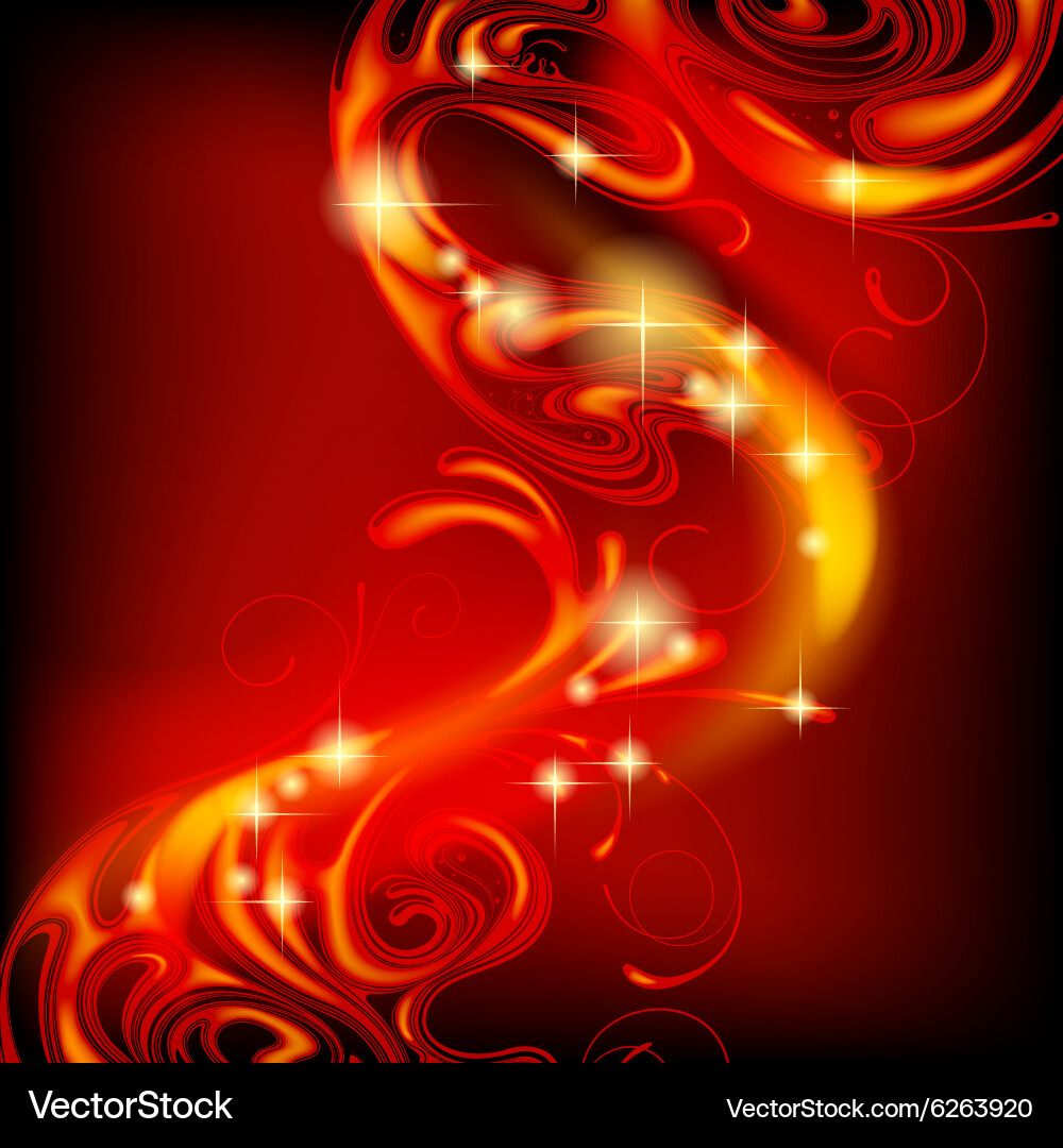 Abstract fire background Royalty Free Vector Image