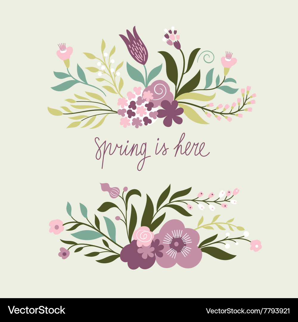 Flowers Royalty Free Vector Image - VectorStock