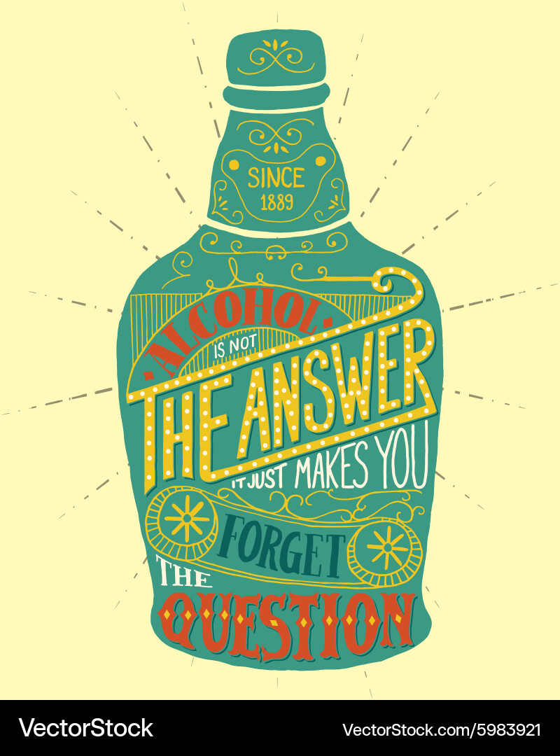 Hand- drawn lettering Royalty Free Vector Image