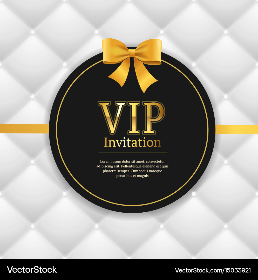 Quilted invitation card Royalty Free Vector Image