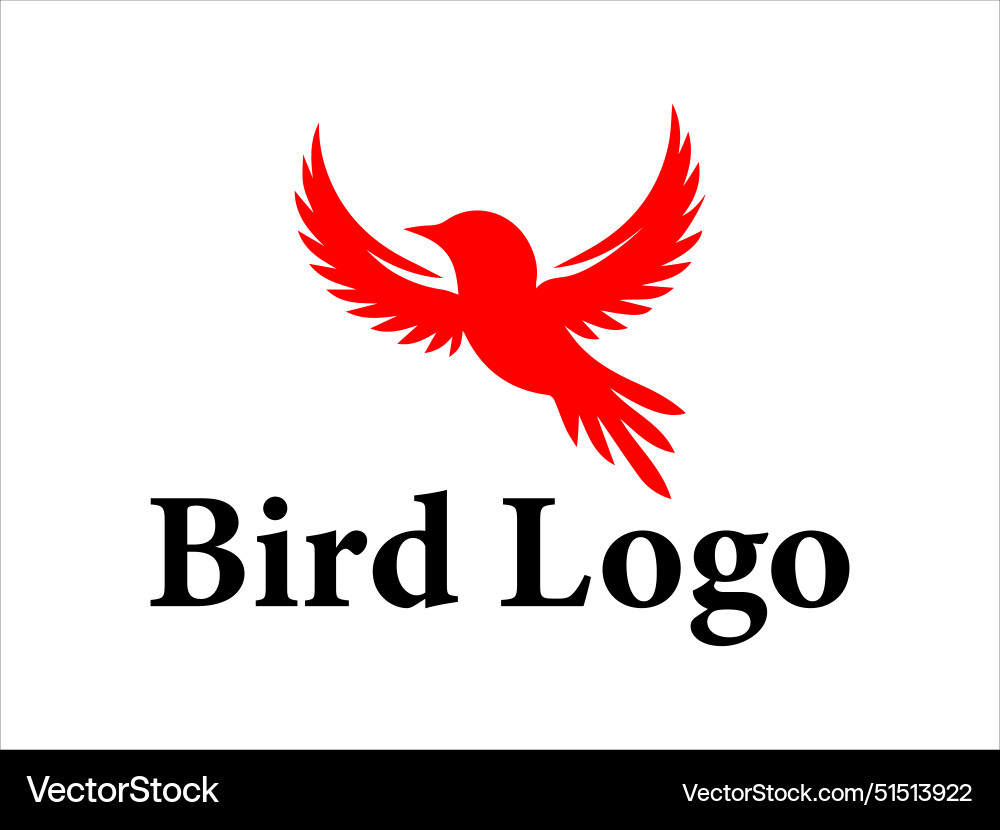 Bird logo Royalty Free Vector Image - VectorStock