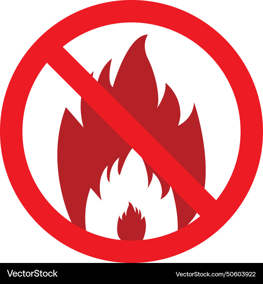 Fire resistant color icon protection Royalty Free Vector