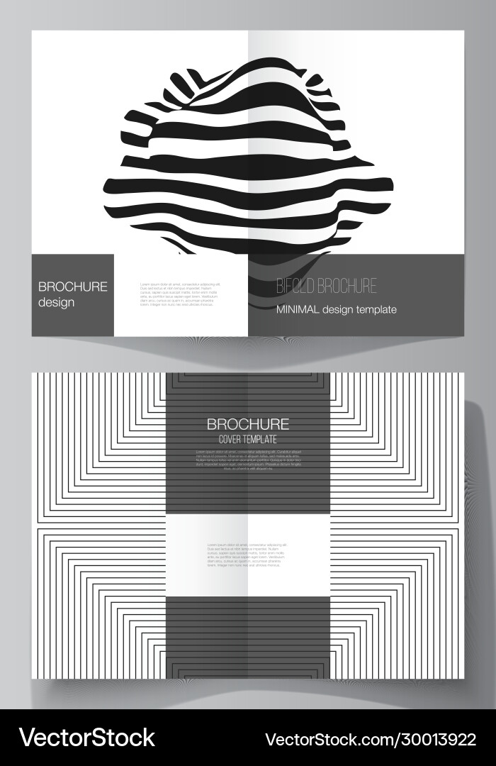 Layout two a4 format modern cover Royalty Free Vector Image