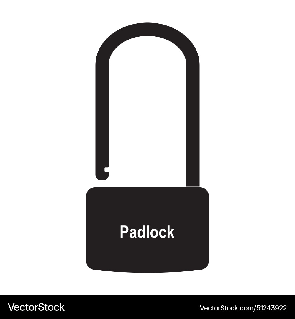 Padlock icon Royalty Free Vector Image - VectorStock