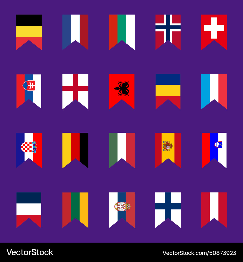 Country flags Royalty Free Vector Image - VectorStock