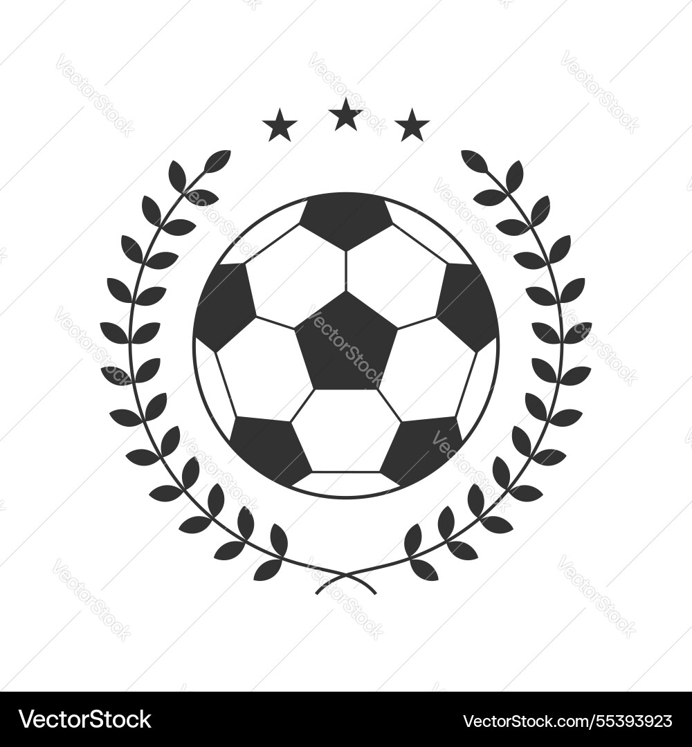 Football logo Royalty Free Vector Image - VectorStock