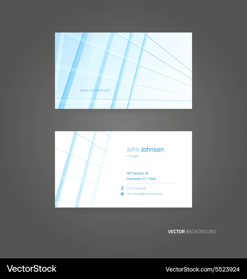 Business card background Royalty Free Vector Image