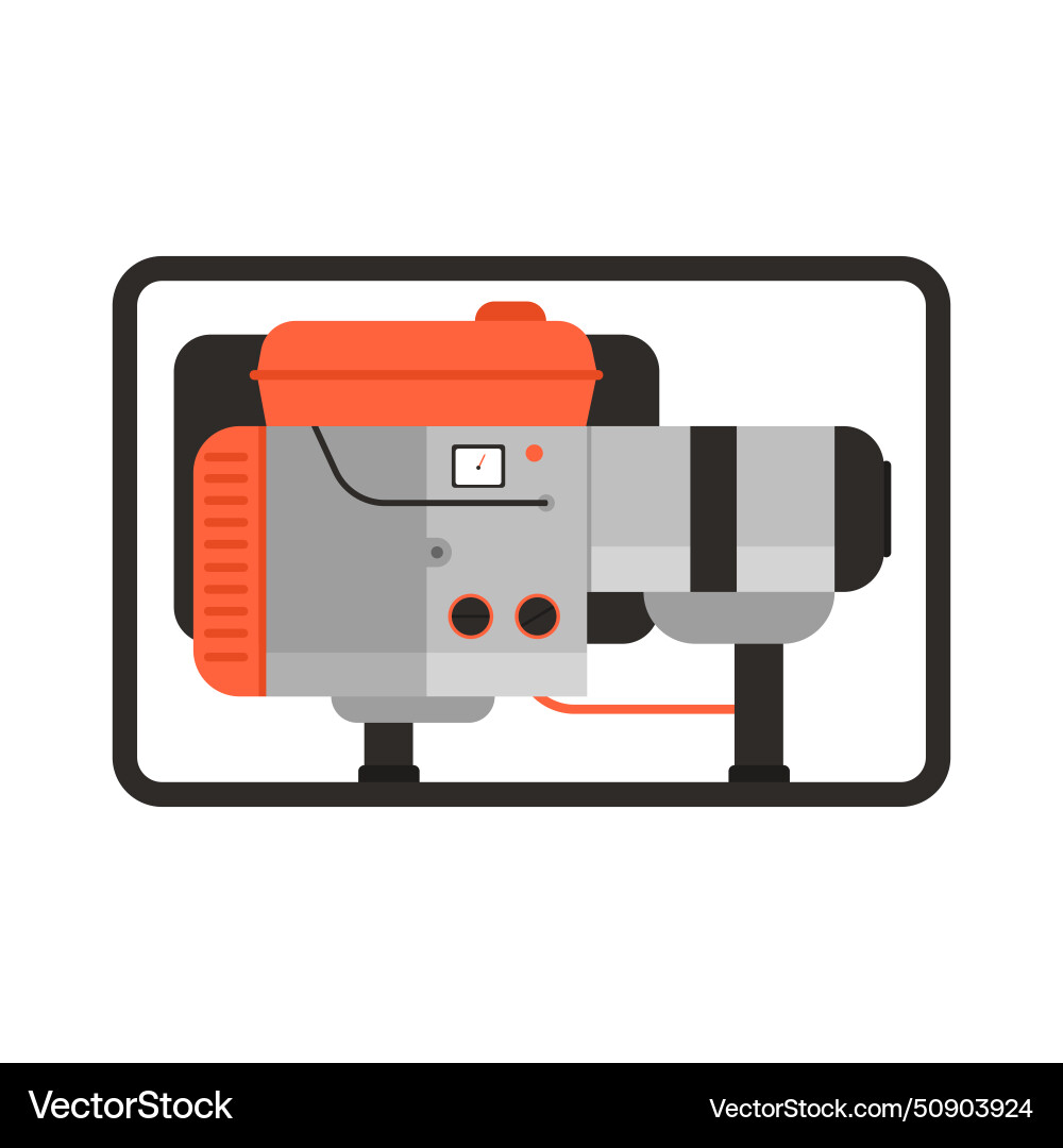 Electric generator tool Royalty Free Vector Image